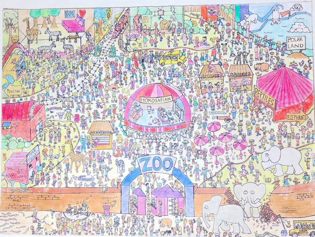 My Where’s Wally Fan Art poster | @apenmonopoly